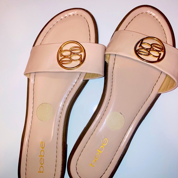 bebe | Shoes | Bebe Pink Slides | Poshmark